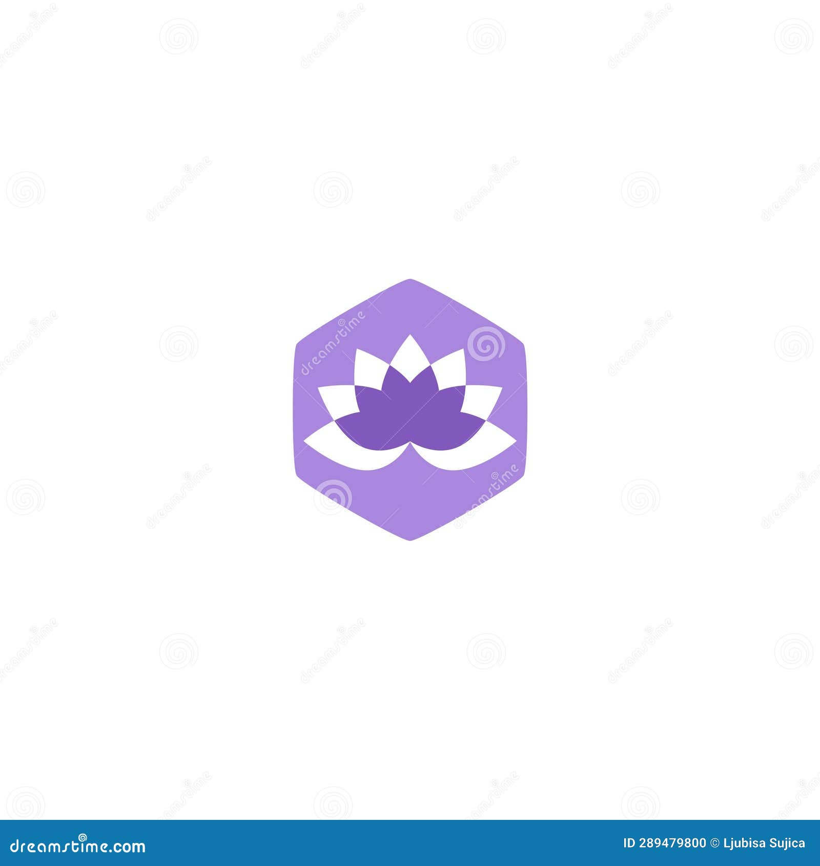 Color Flower Logo Icon Isolated on White Background Stock Vector ...