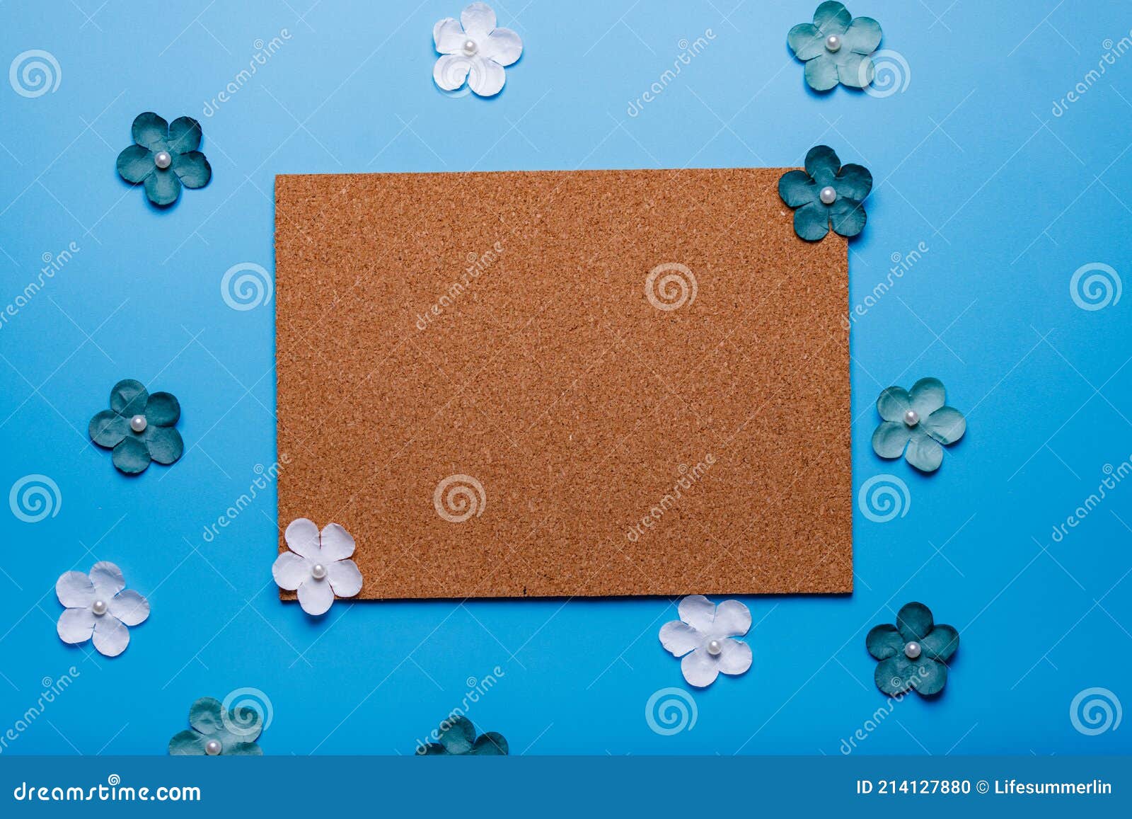 Color Flowers Paper Background. Decorative Paper Flowers Stock Photo ...