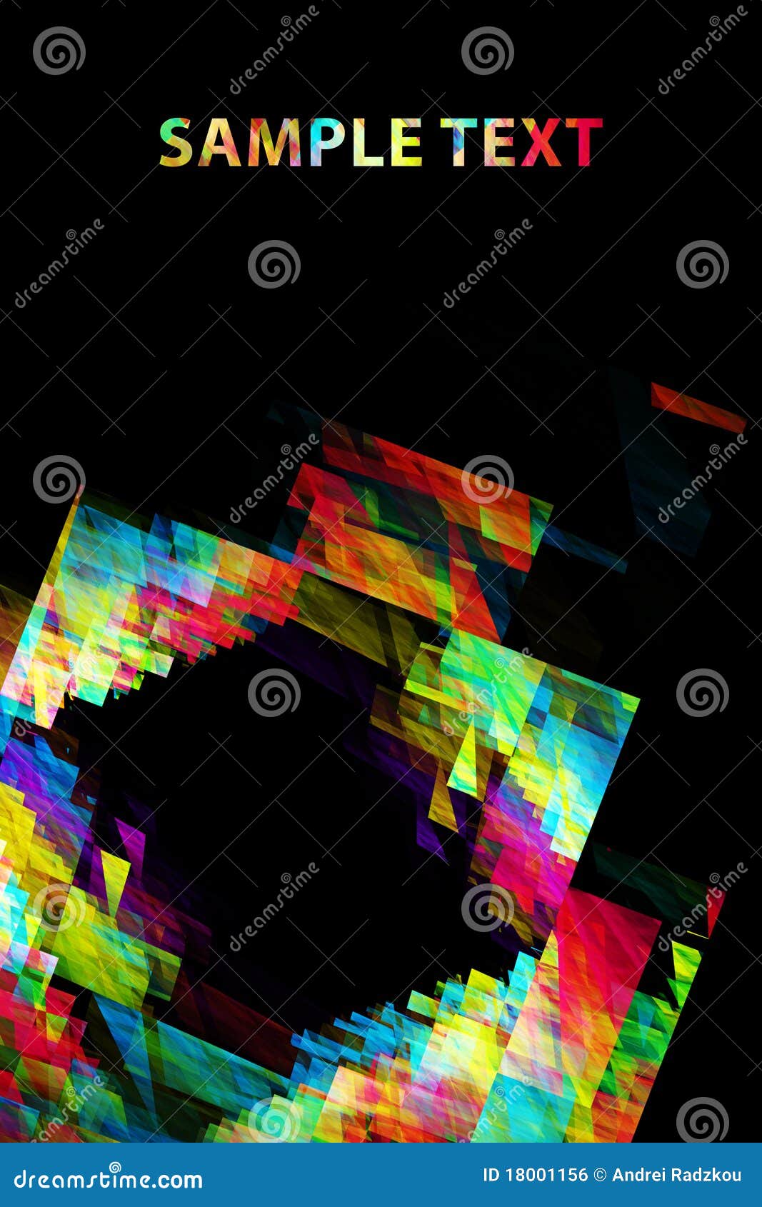 Color frame stock illustration. Illustration of space - 18001156