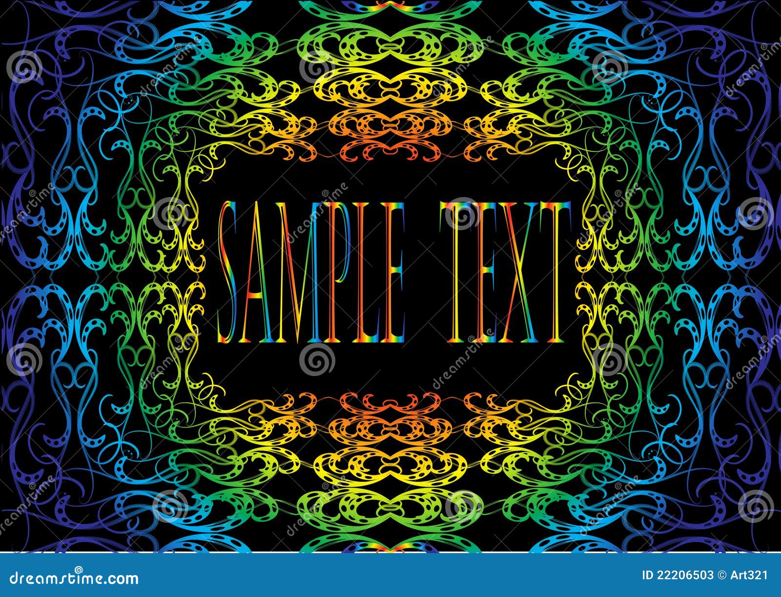 Color frame stock illustration. Illustration of heading - 22206503