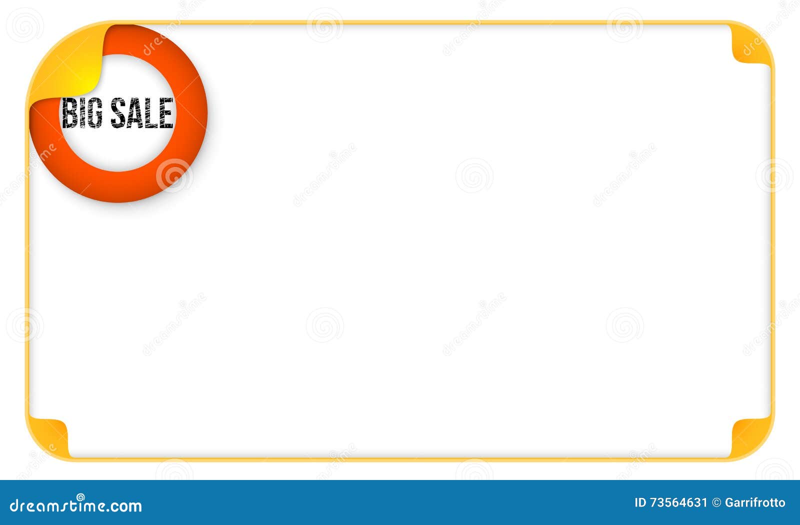 Color frame stock vector. Illustration of border, marketing - 73564631