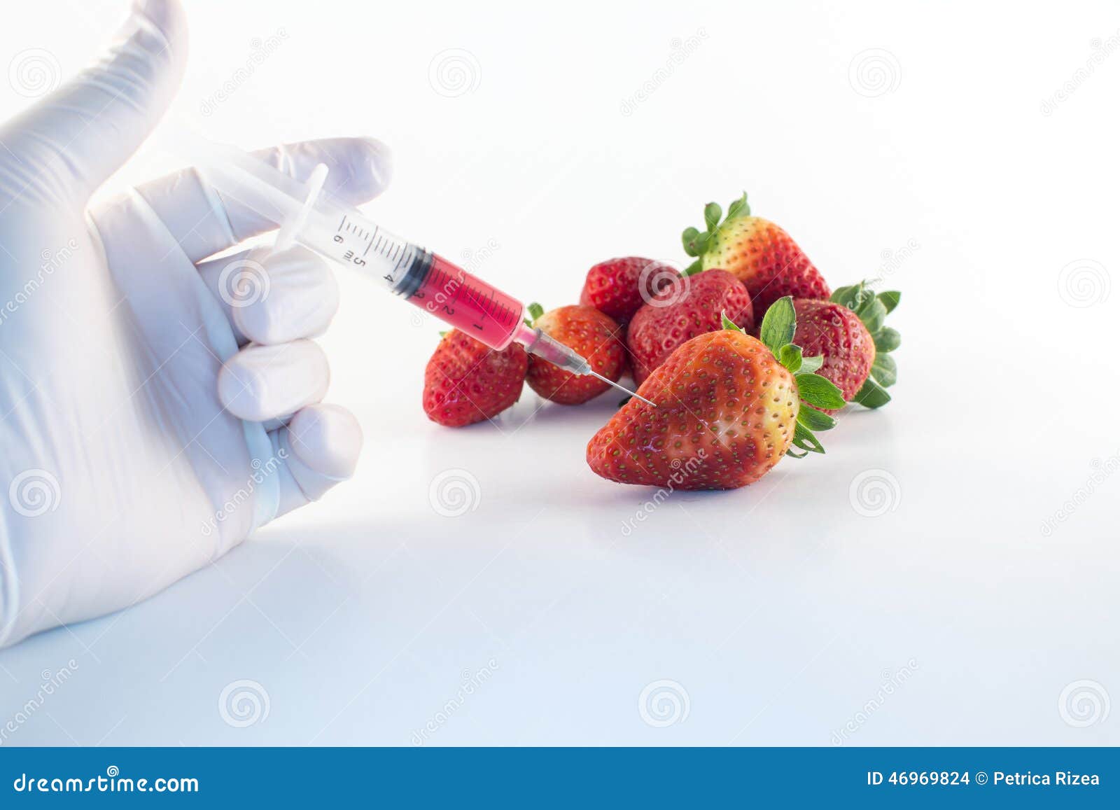 Genetic Manipulation And DNA Modification Concept As Human Hand Holding ...