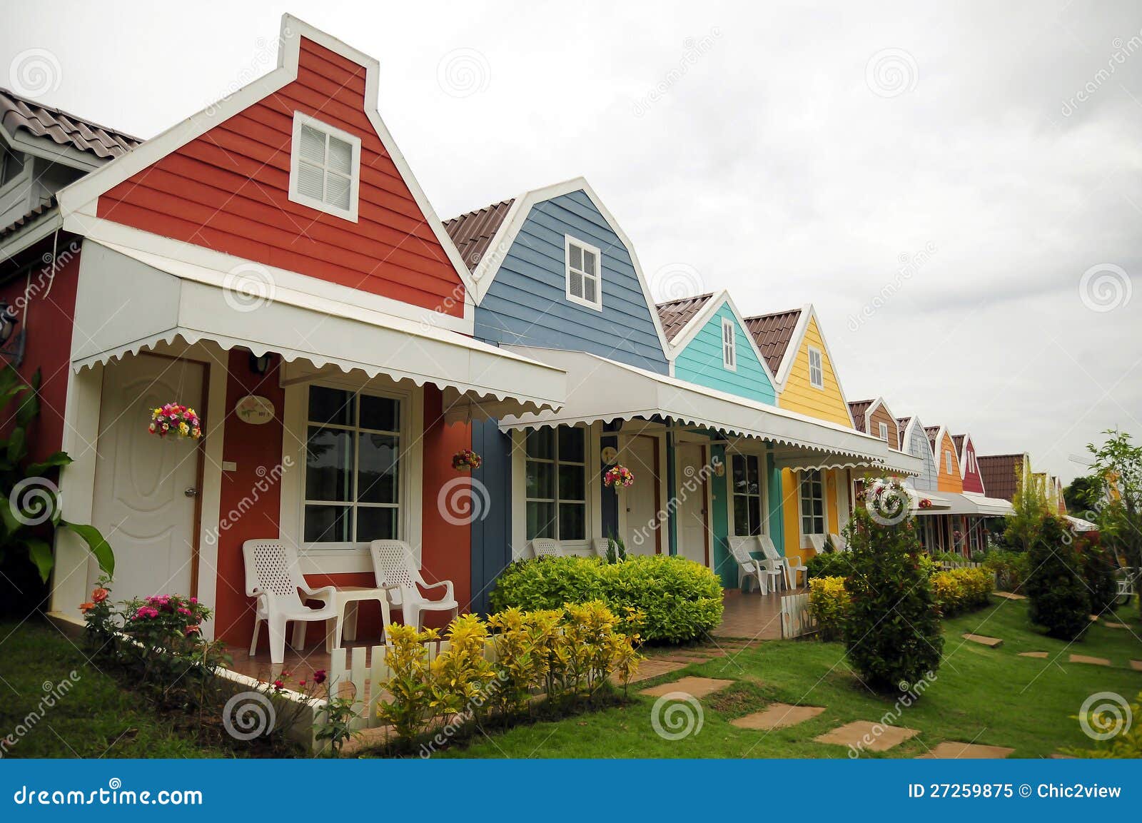 Color full of resort stock image. Image of amusement - 27259875