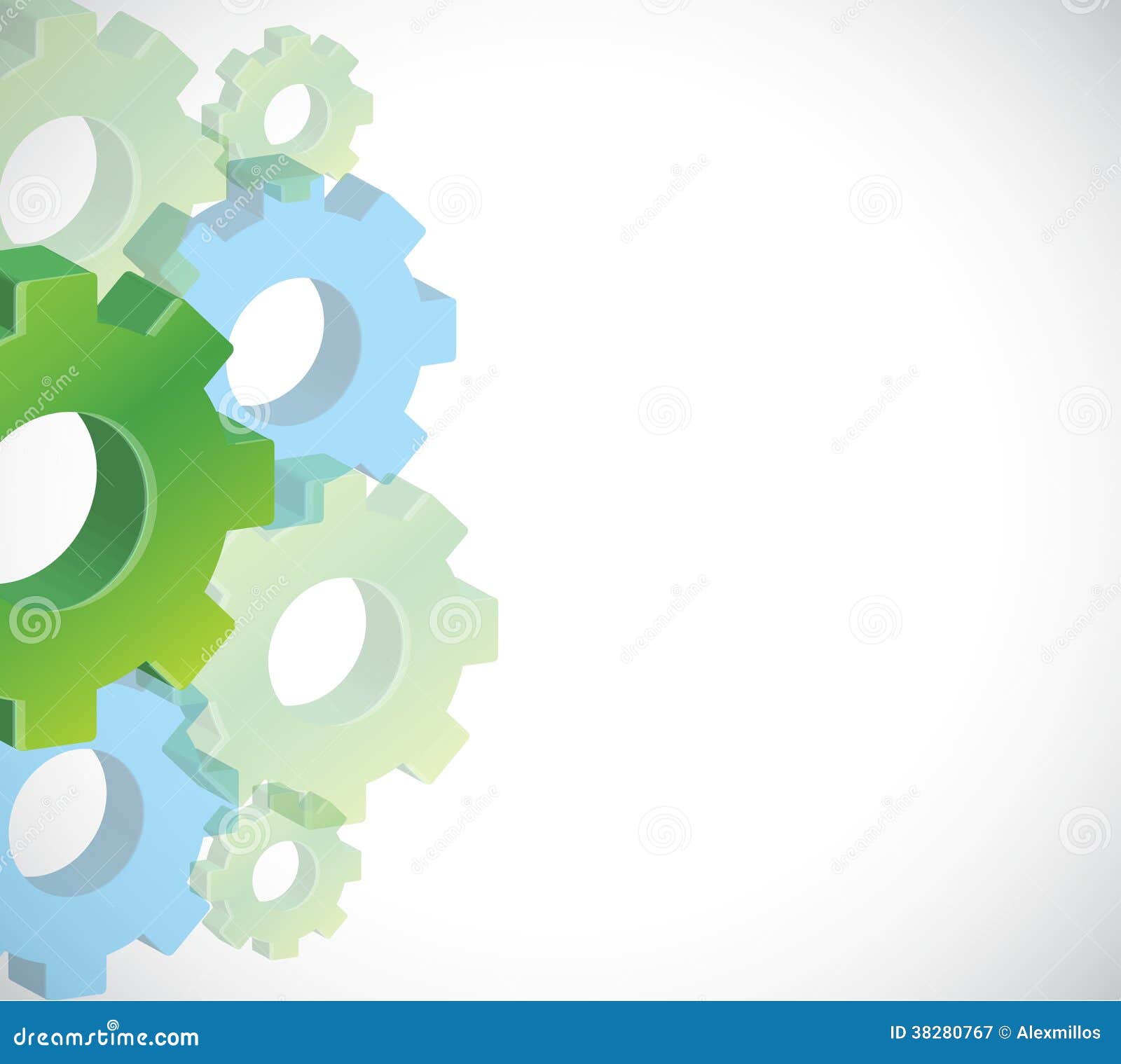 Color Gears Background Illustration Design Stock Illustration ...