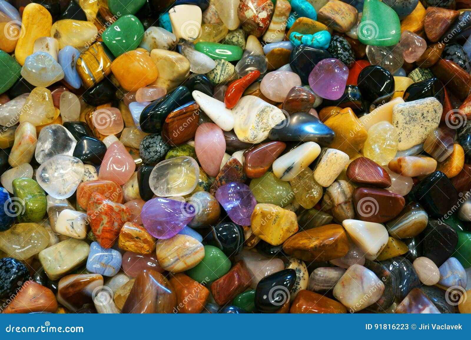 Color Gems Mineral Collection Stock Image - Image of quartz, texture ...