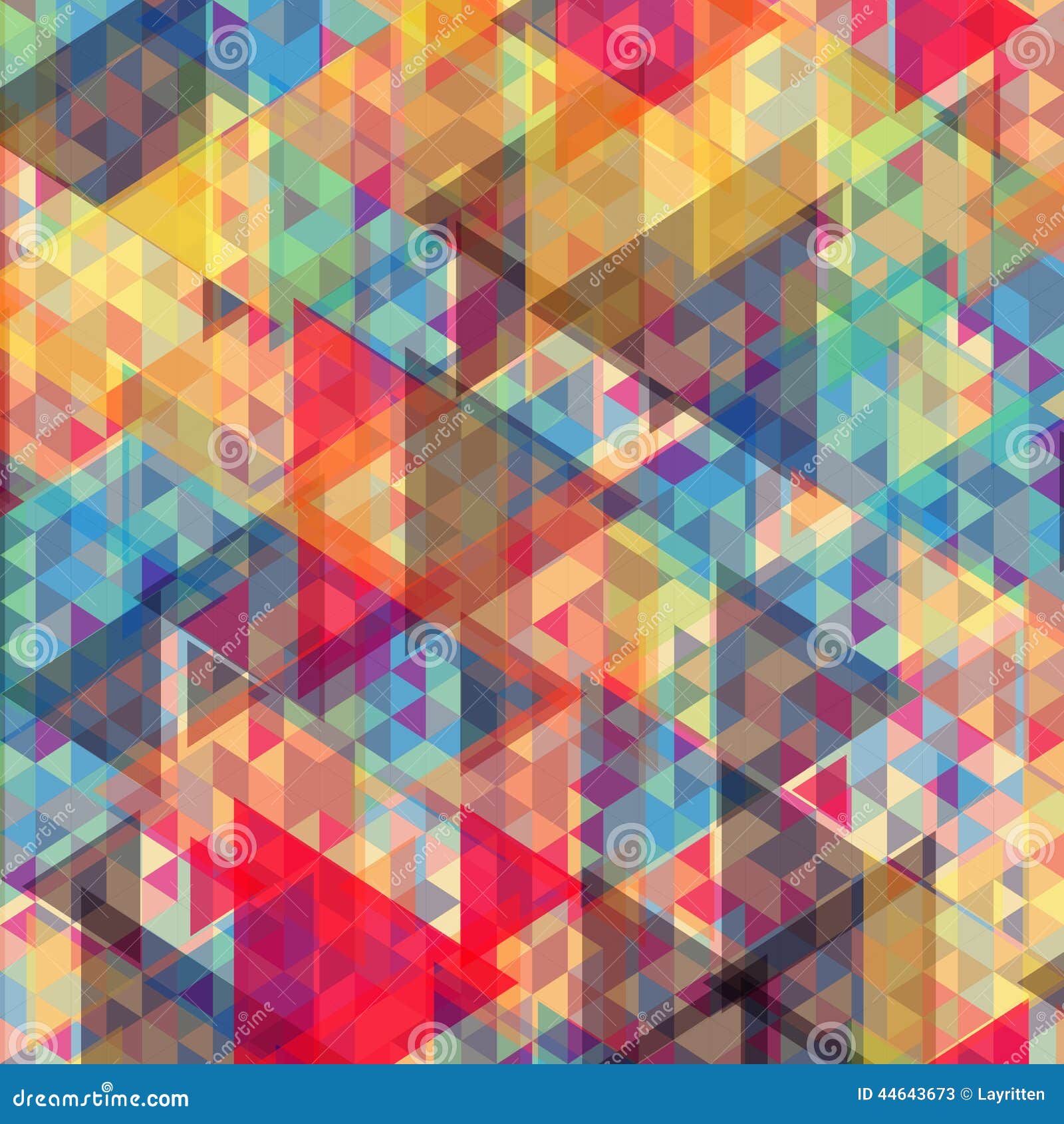 Color geometric background stock vector. Illustration of contemporary ...