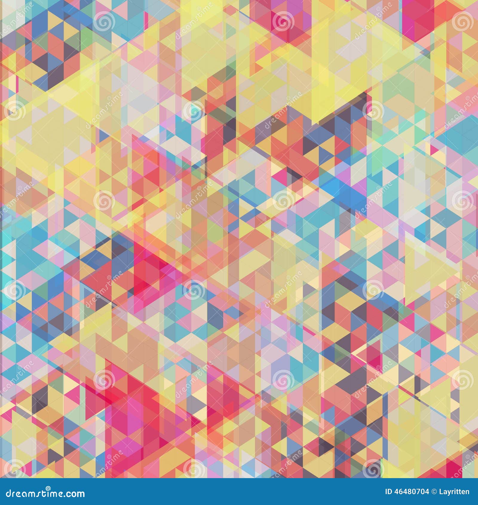 Color geometric background stock vector. Illustration of element - 46480704