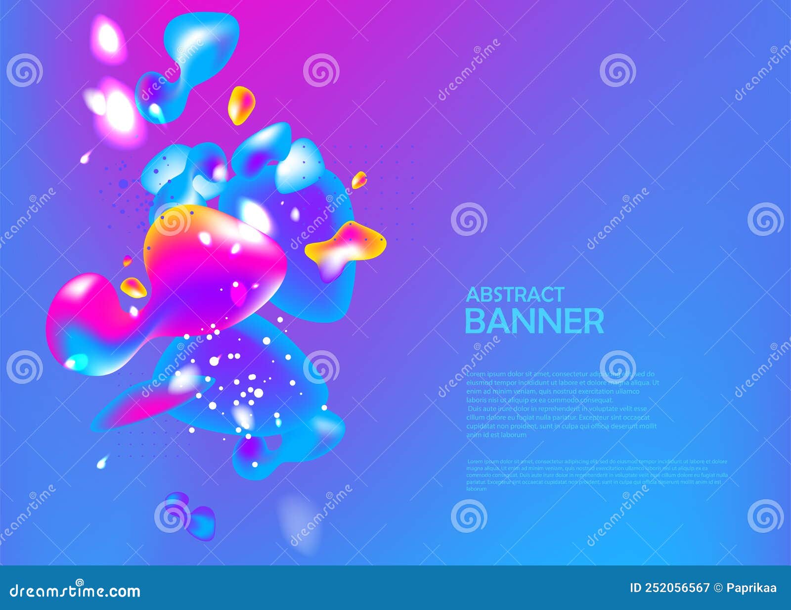Color Geometric Modern Splash Stock Vector - Illustration of geometric ...