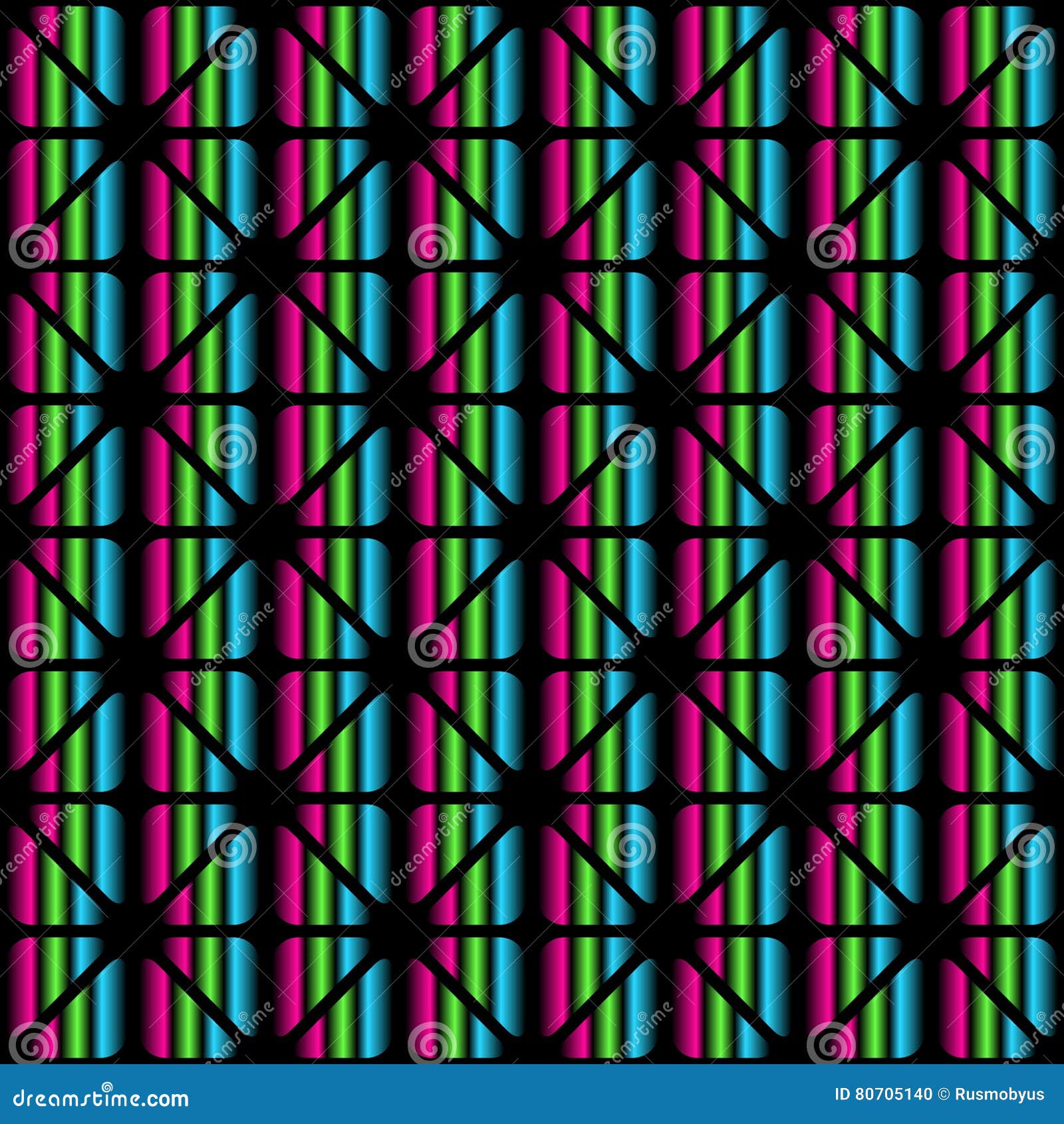 Color Geometric Seamless Pattern from Triangles. Stock Vector ...