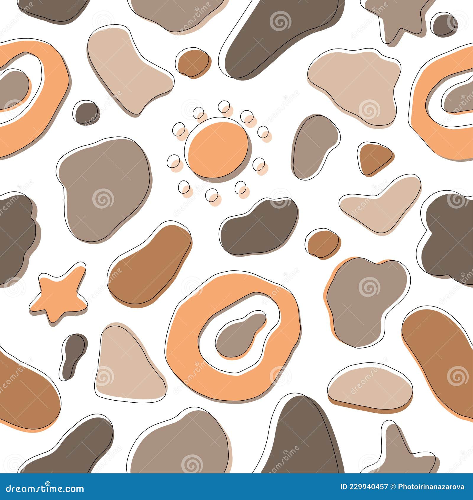 Color Geometry Pattern in Doodle Technique for Design Stock Vector ...