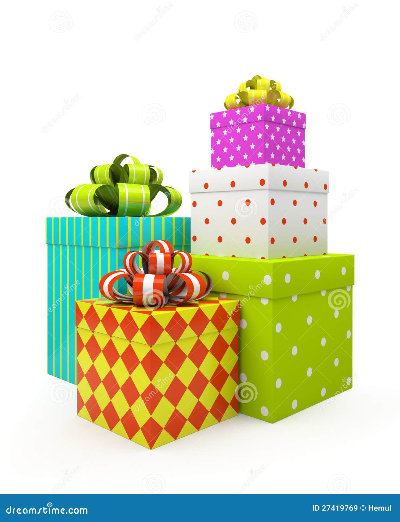 Color gift boxes stock illustration. Illustration of holiday - 27419769