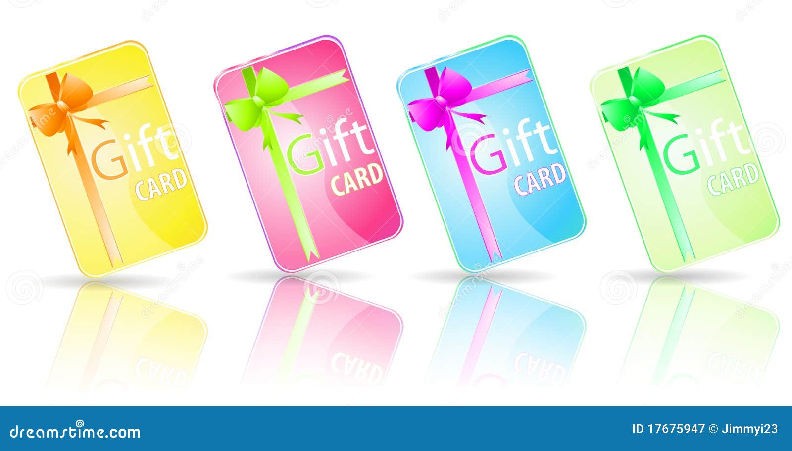 Color gift card stock illustration. Illustration of card - 17675947