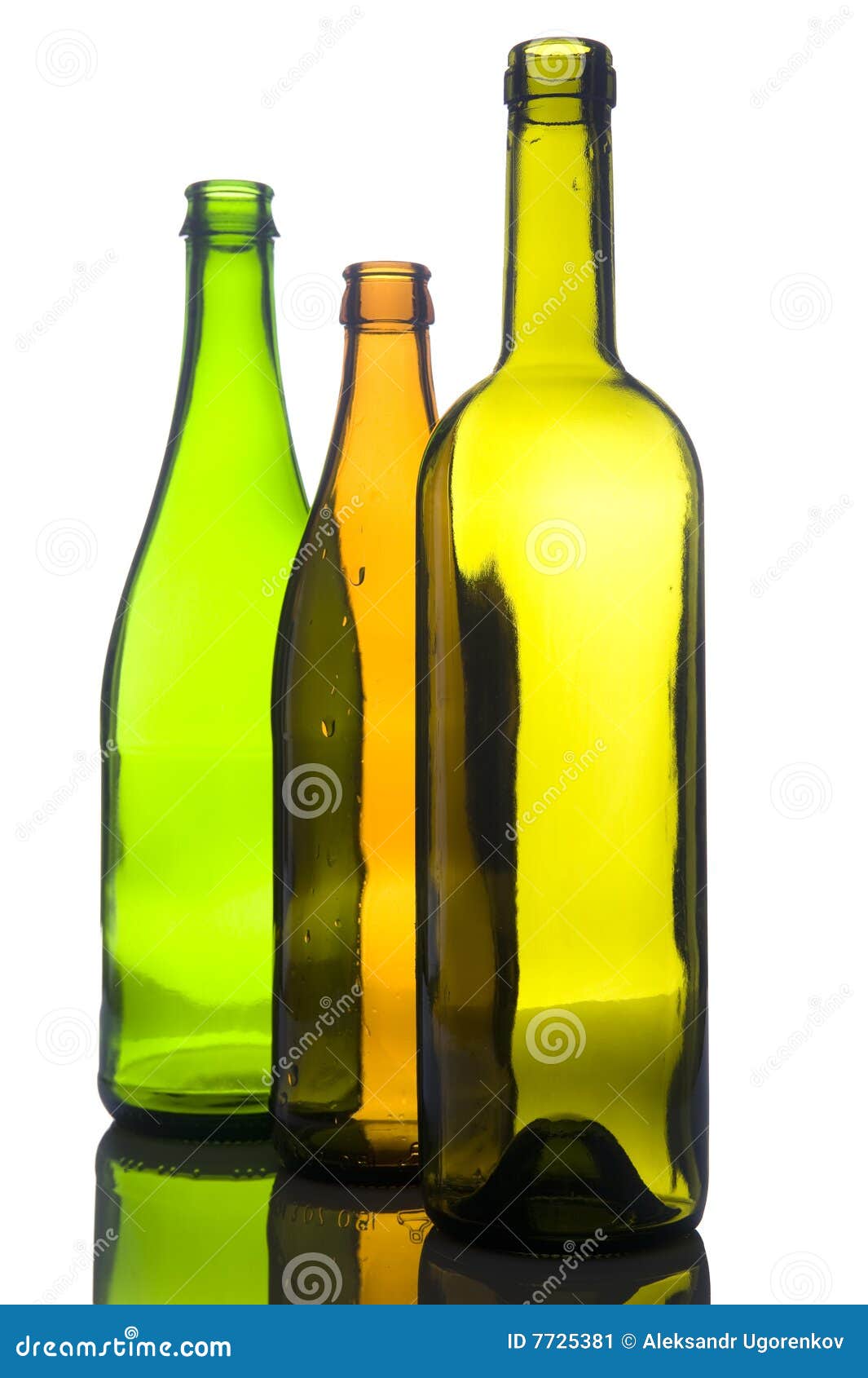 Color Glass bottle stock image. Image of empty, wine, isolated - 7725381