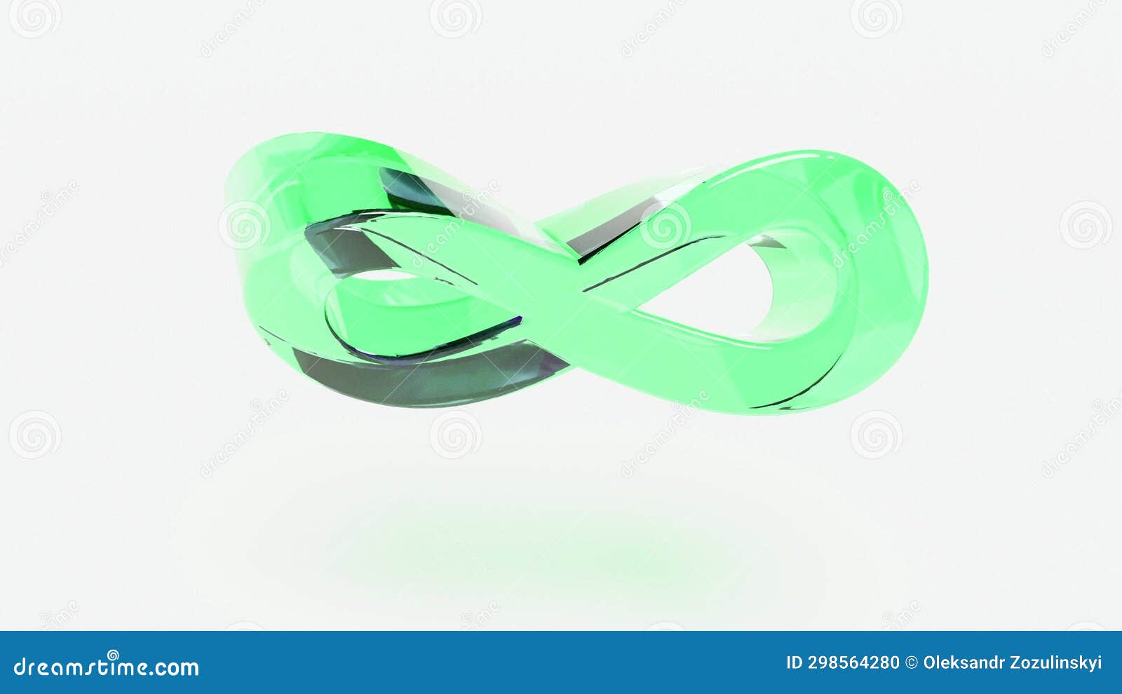 Color Glass Infinity Sign 3d Stock Illustration - Illustration of earth ...