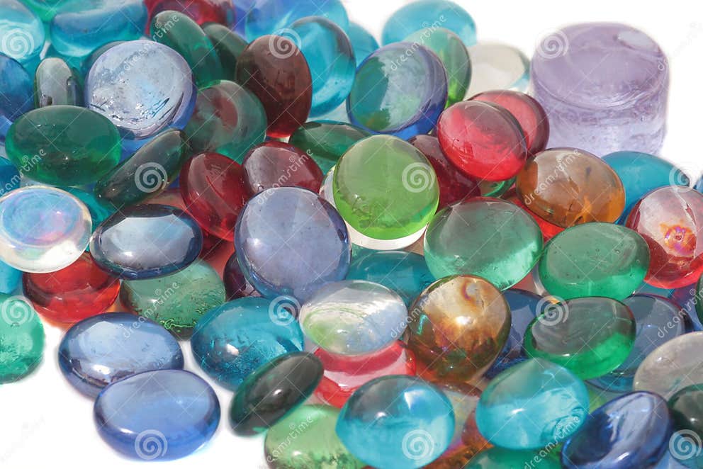 Color glass stones. stock image. Image of pebble, rock - 5339977