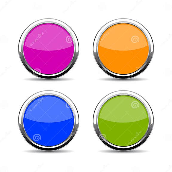 Glass web button stock vector. Illustration of circular - 96775954