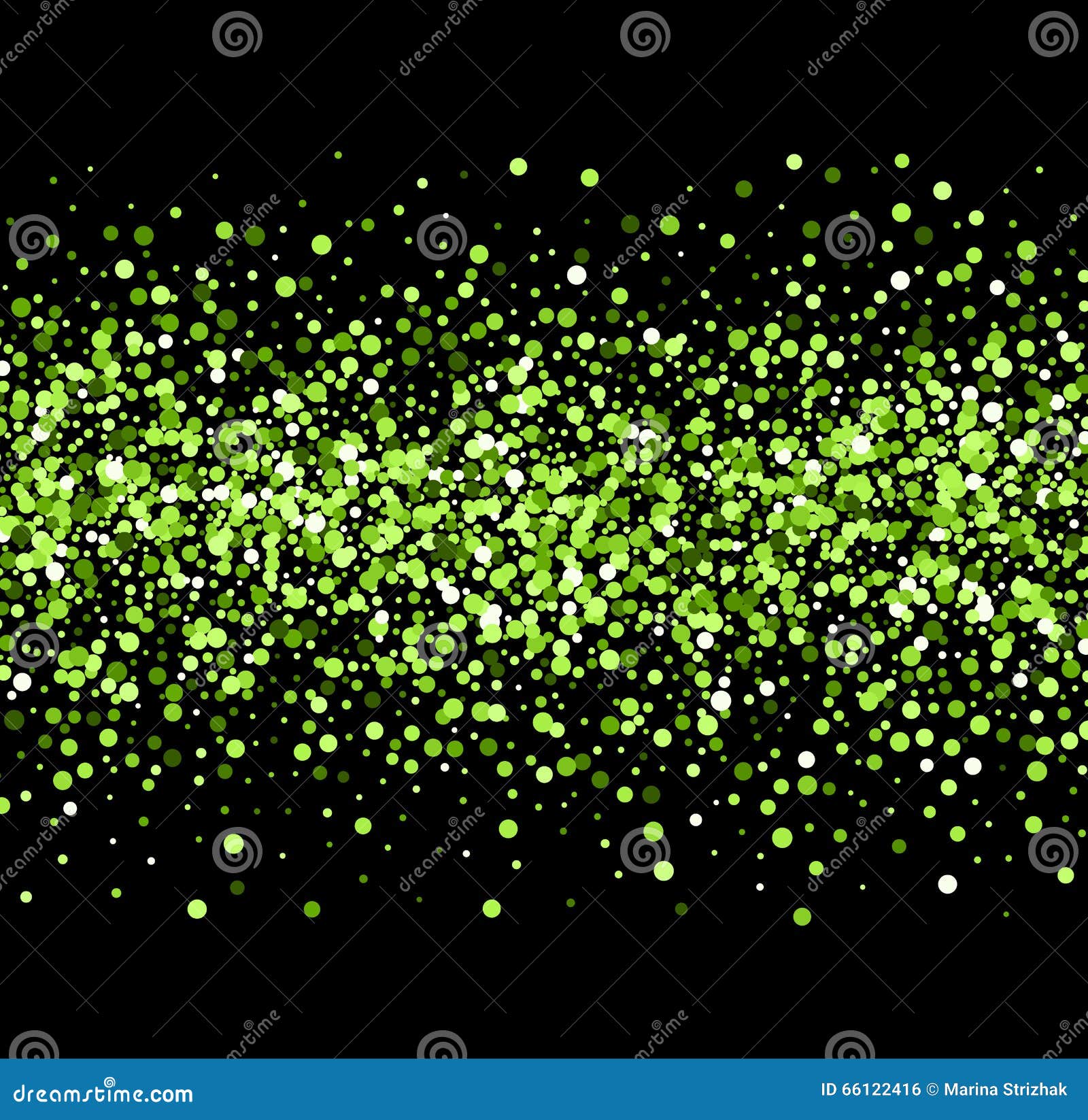 Dark Green Glitter Background