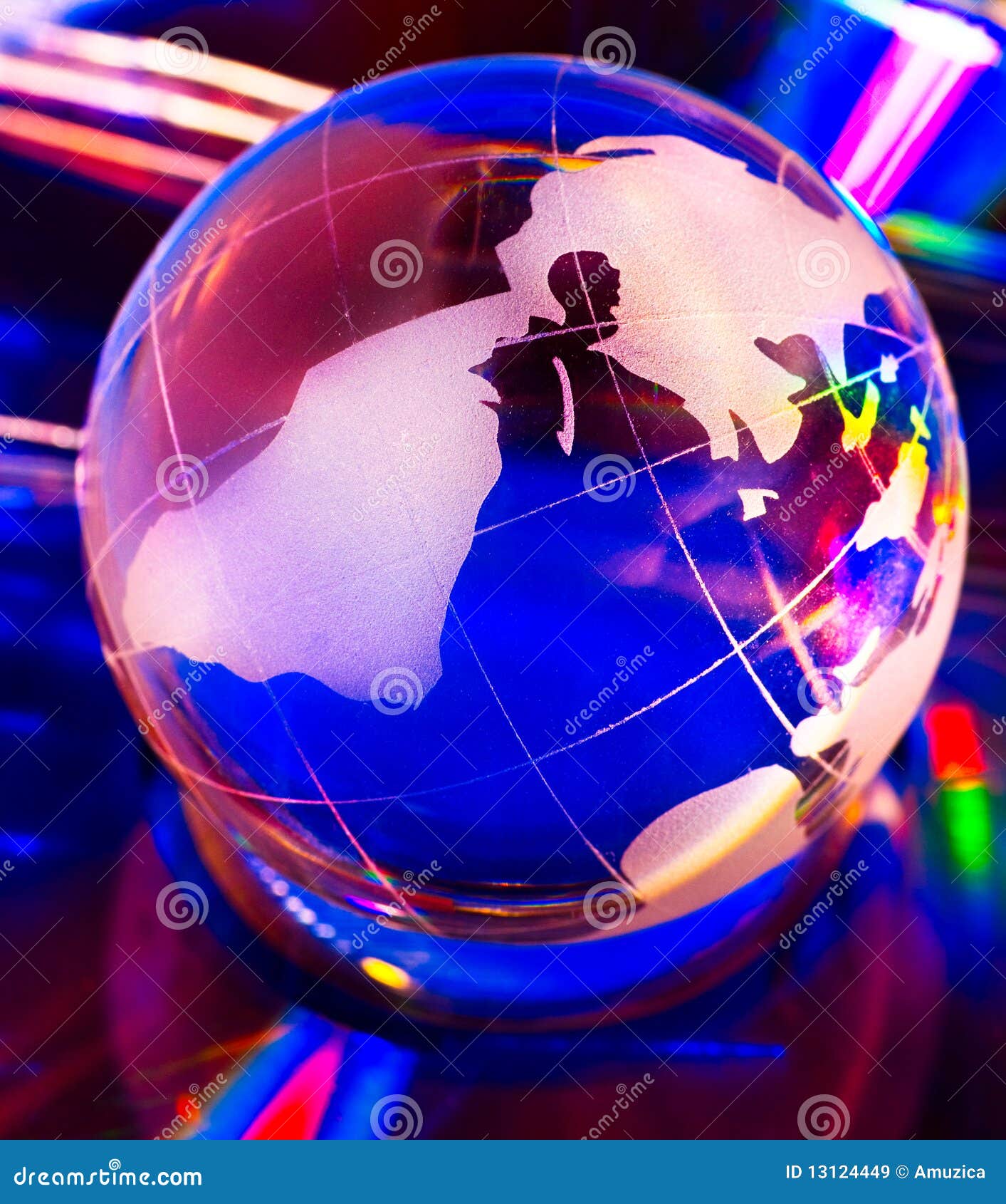 Color globe stock image. Image of tourism, graphic, smooth - 13124449