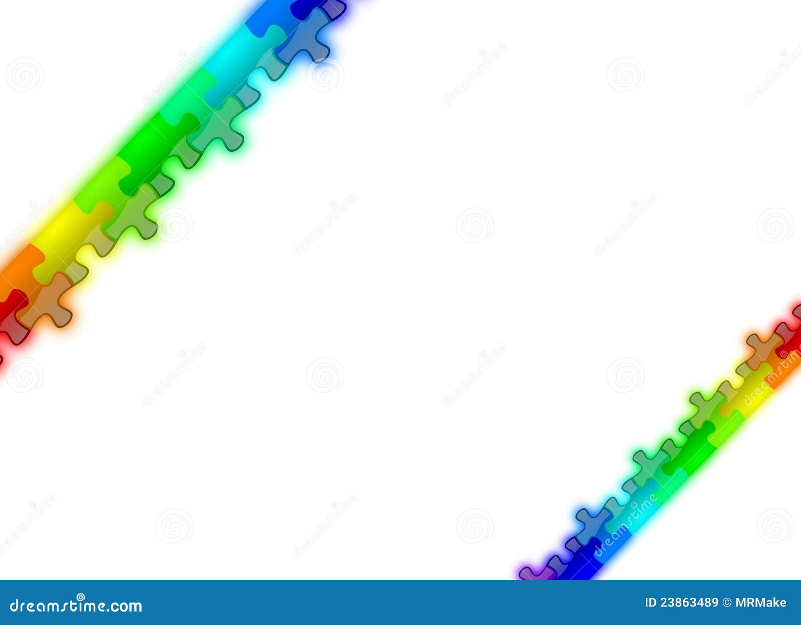 Color and Glossy Puzzle Rainbow Background 1 Stock Illustration ...