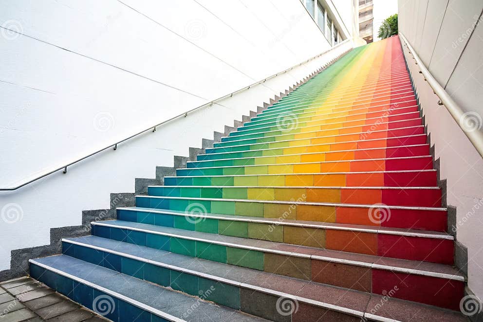 Color Gradation in Nature stock illustration. Illustration of sunrise ...