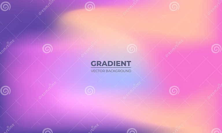 Color Gradient Abstract Background. Saturated Colors Gradation Vector ...
