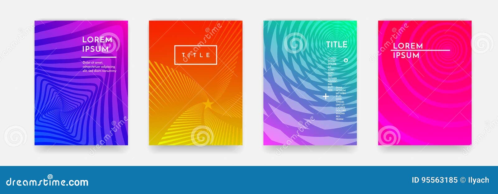 Color Gradient Abstract Geometric Pattern Texture for Book Cover ...