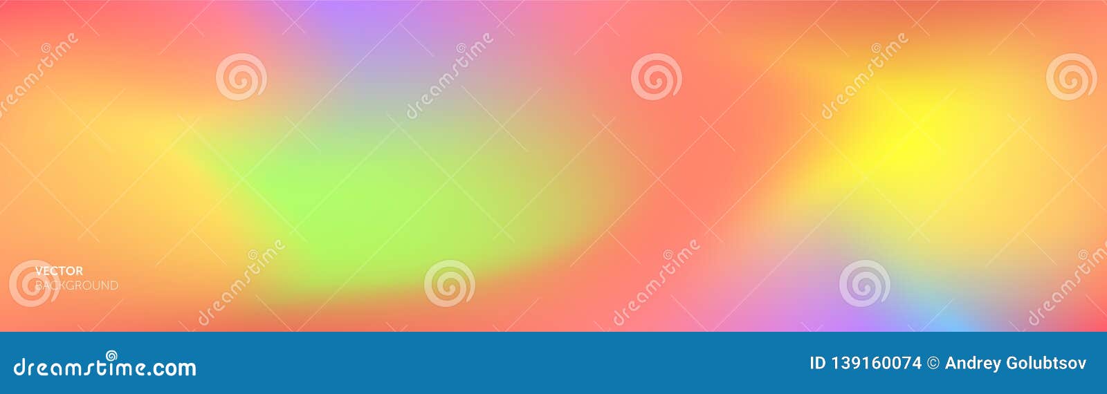 Color Gradient Background. Vector Abstract Rainbow Colorful Blend Mesh ...