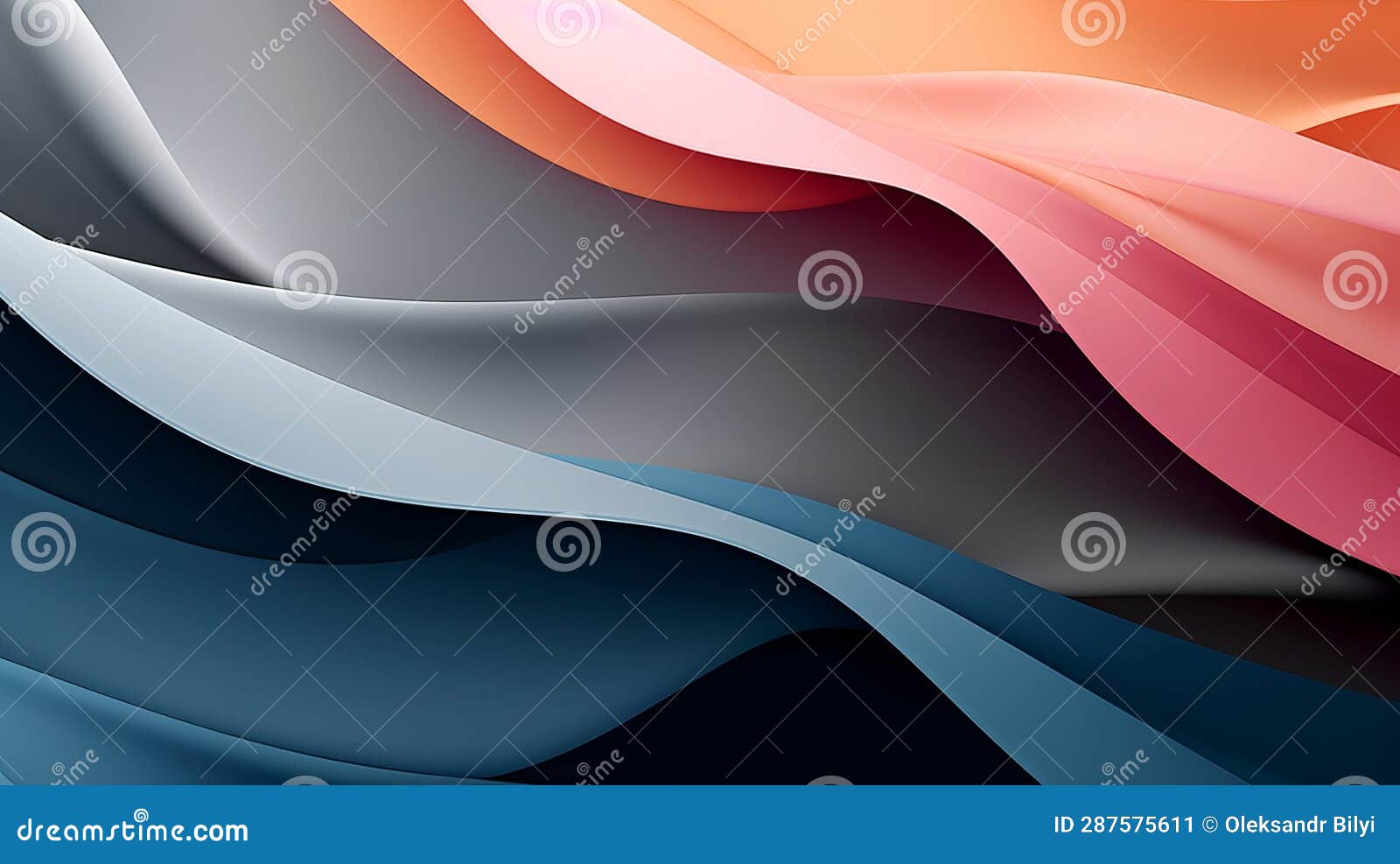 Color Gradient Expressive Papercut Layer Wallpaper Stock Illustration ...