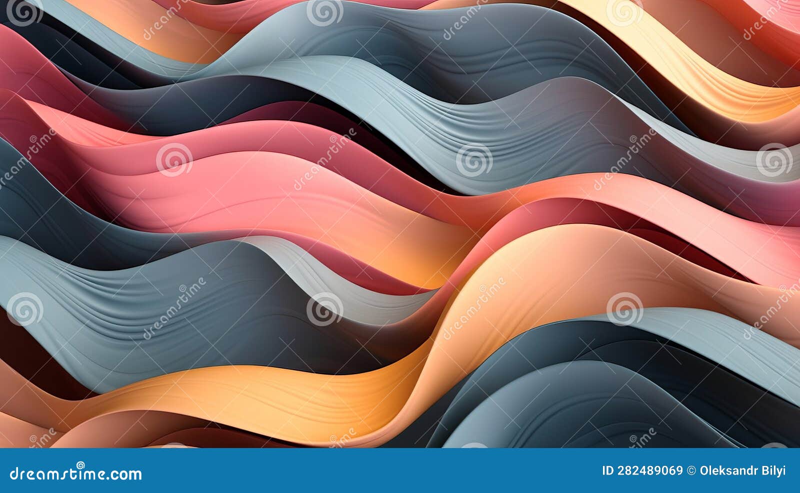 Color Gradient Expressive Papercut Layer Wallpaper Stock Illustration ...