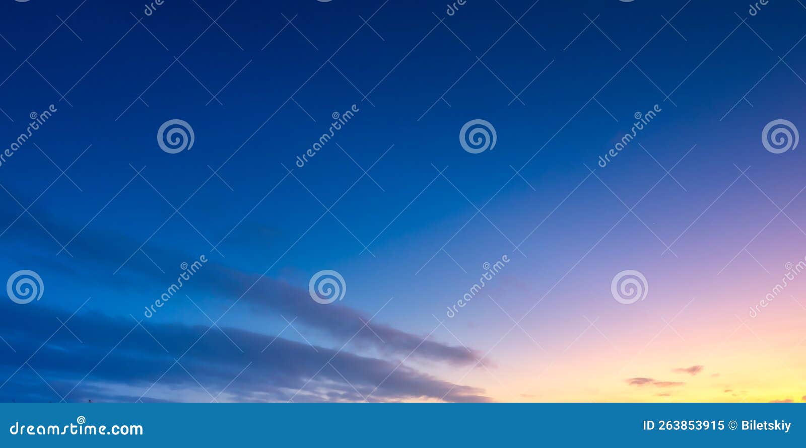 Color Gradient on the Sky. Sky with Clouds during Sunset. Clouds and ...