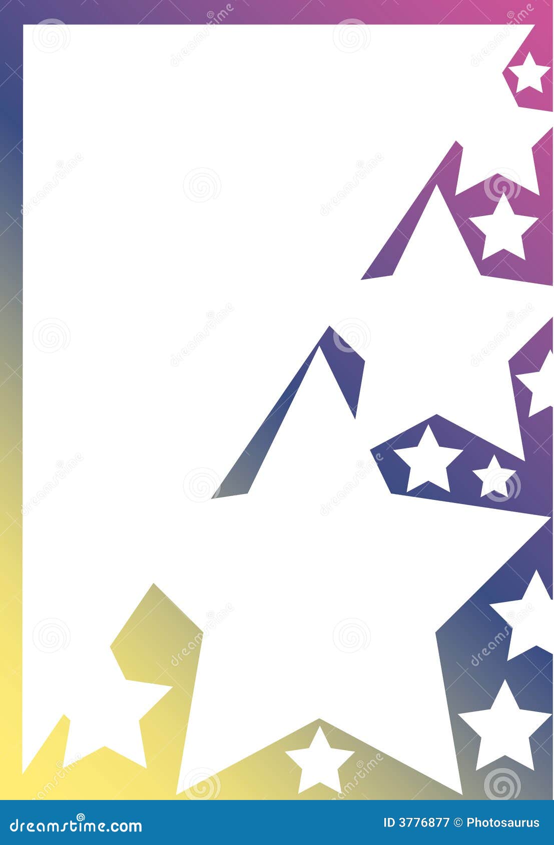 Color gradient with stars stock vector. Illustration of textbox - 3776877