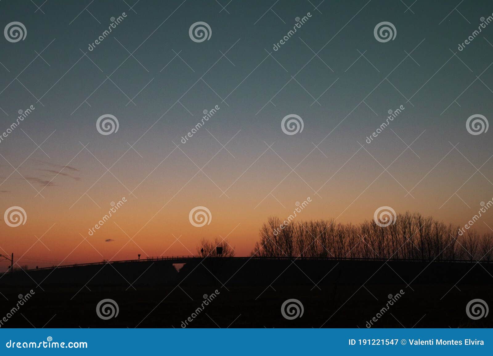 Color gradient in sunset stock image. Image of darkness - 191221547