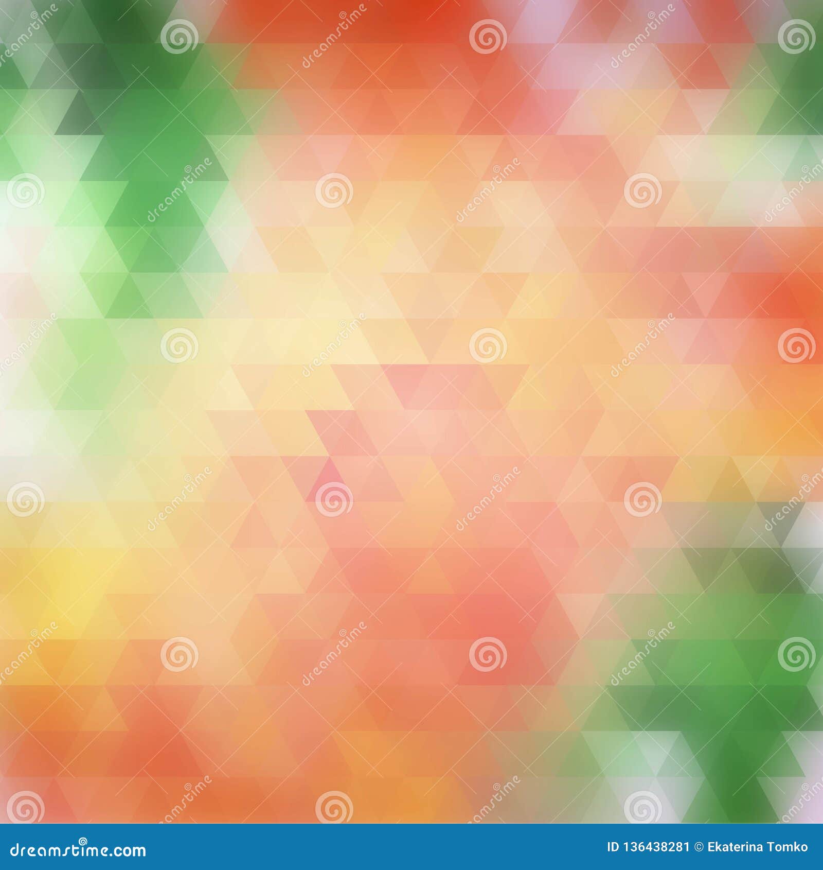 Color Gradient. Triangular Shapes. Template for Presentation. Layout ...