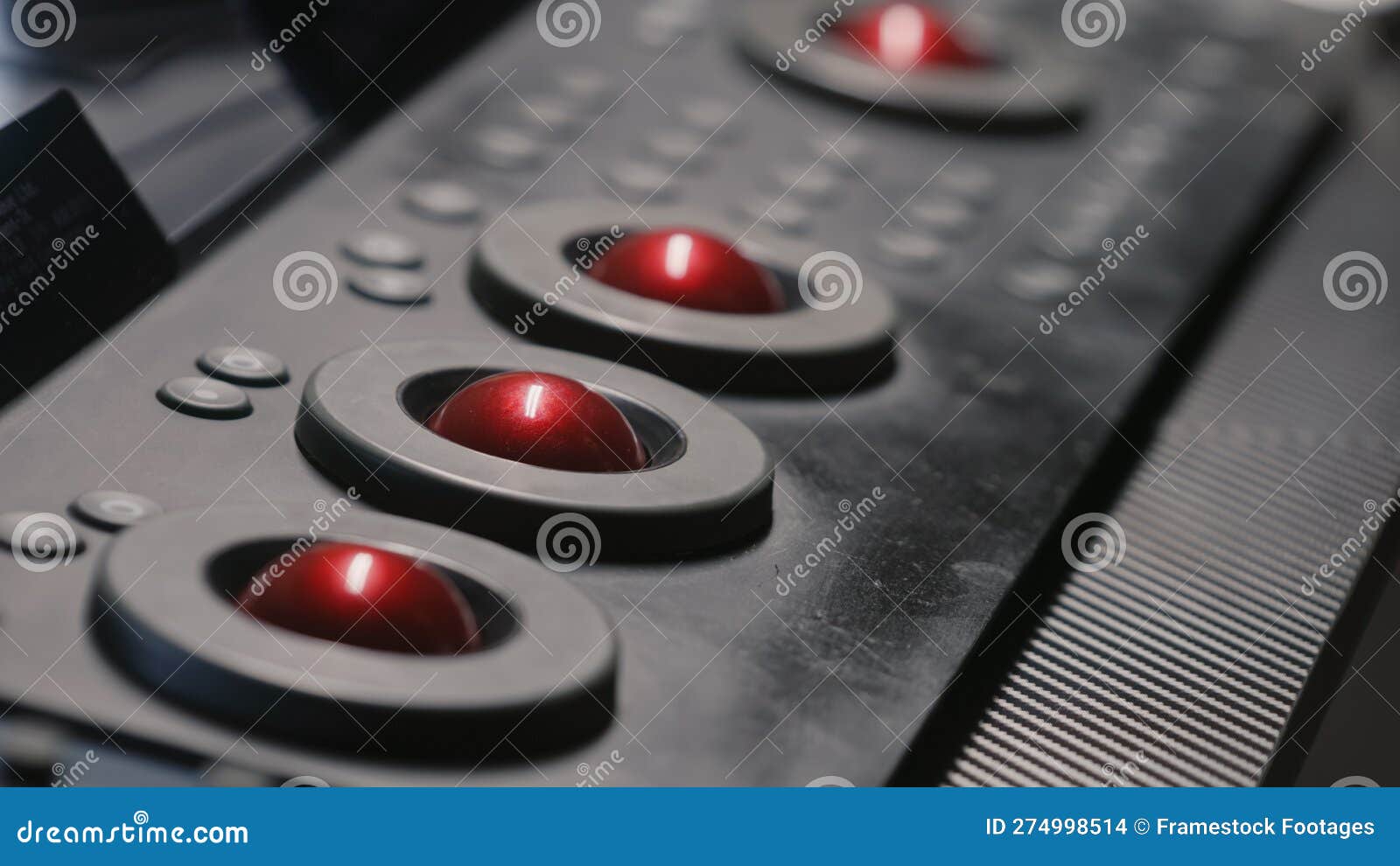 Color Grading Monitor. RGB Colour Correction Indicator Graph On Screen ...