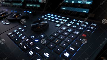 Color Grading Controller Machine in Telecine Lab Stock Photo - Image of ...