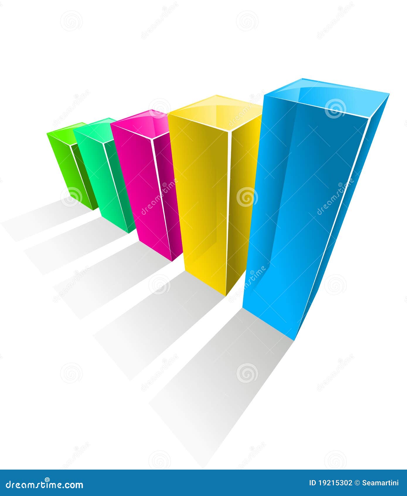 Color graph stock vector. Illustration of descriptive - 19215302