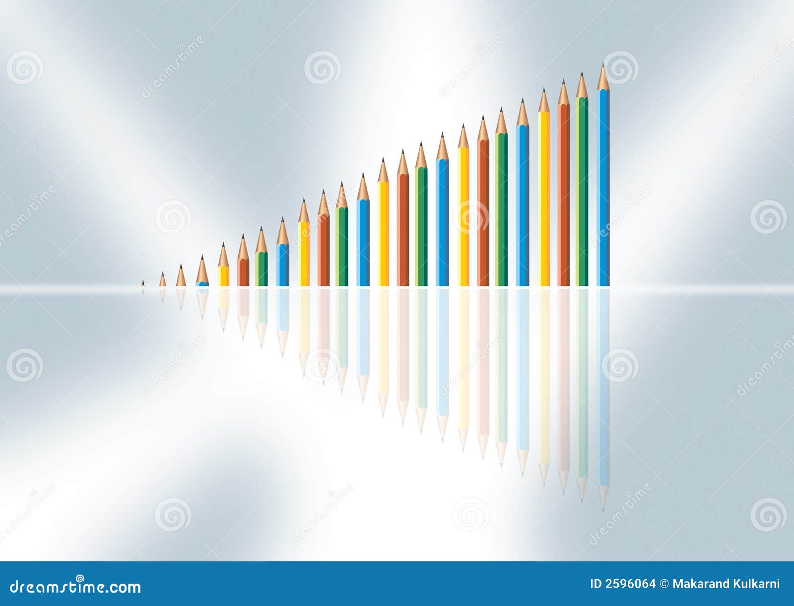 Color graph stock illustration. Illustration of graph - 2596064