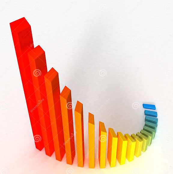 Color Graph stock illustration. Illustration of graph - 3240011