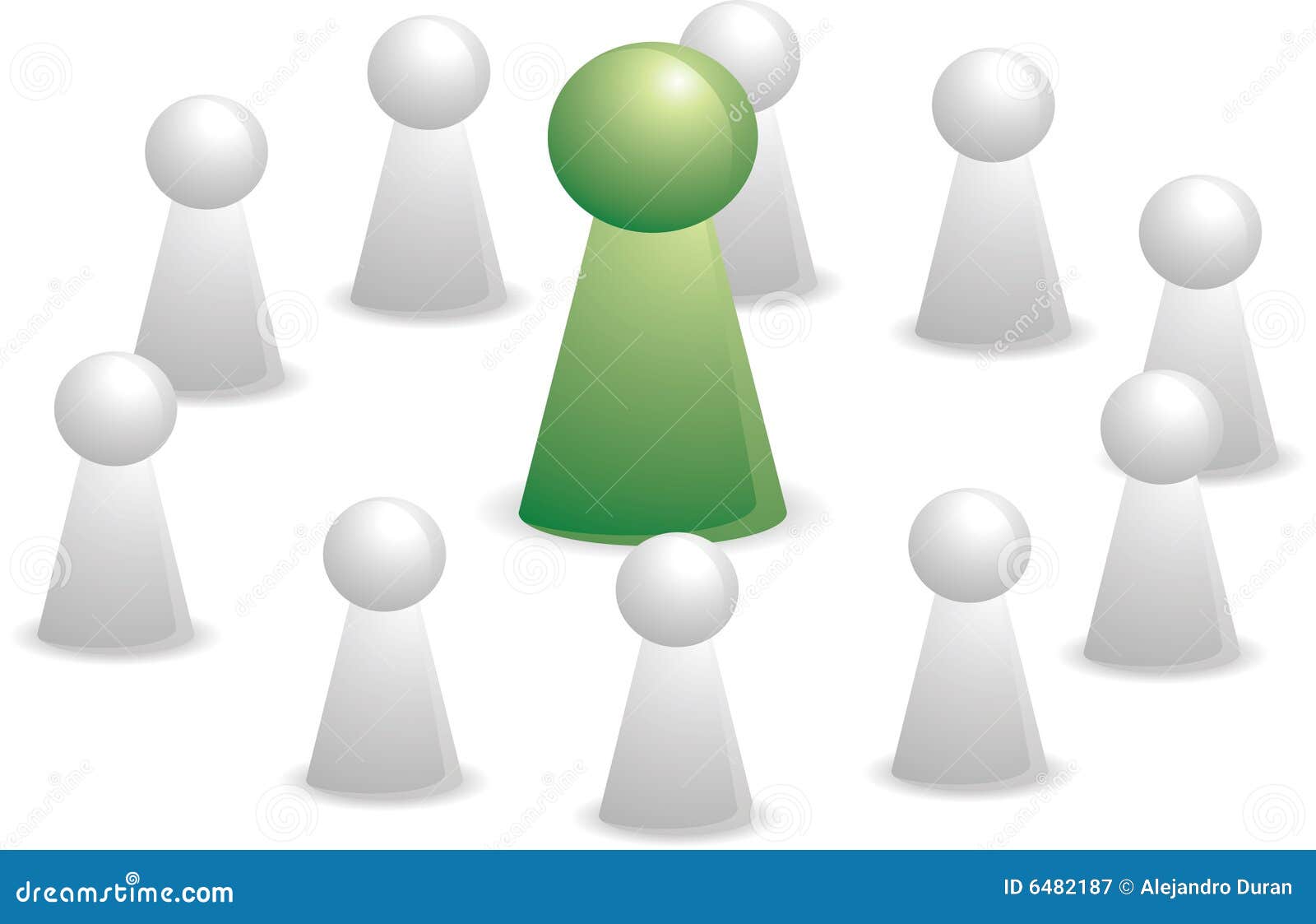 Color group one green stock vector. Illustration of abstract - 6482187