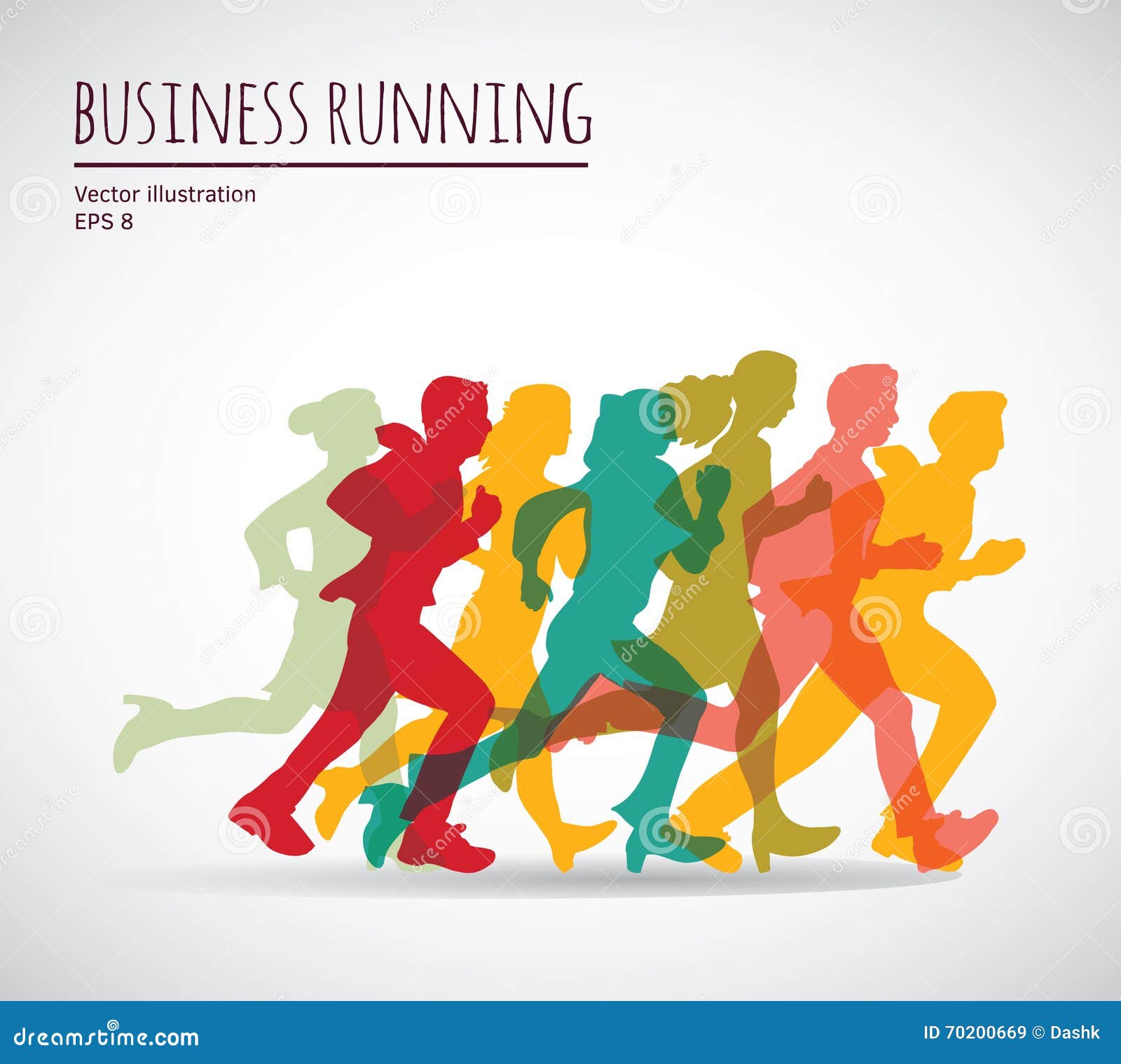Business Men Running Stock Photography | CartoonDealer.com #8712320
