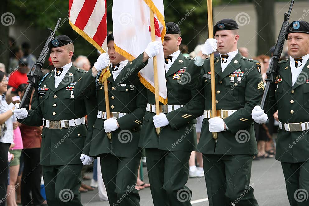 Color Guard editorial stock image. Image of army, parade - 9517969