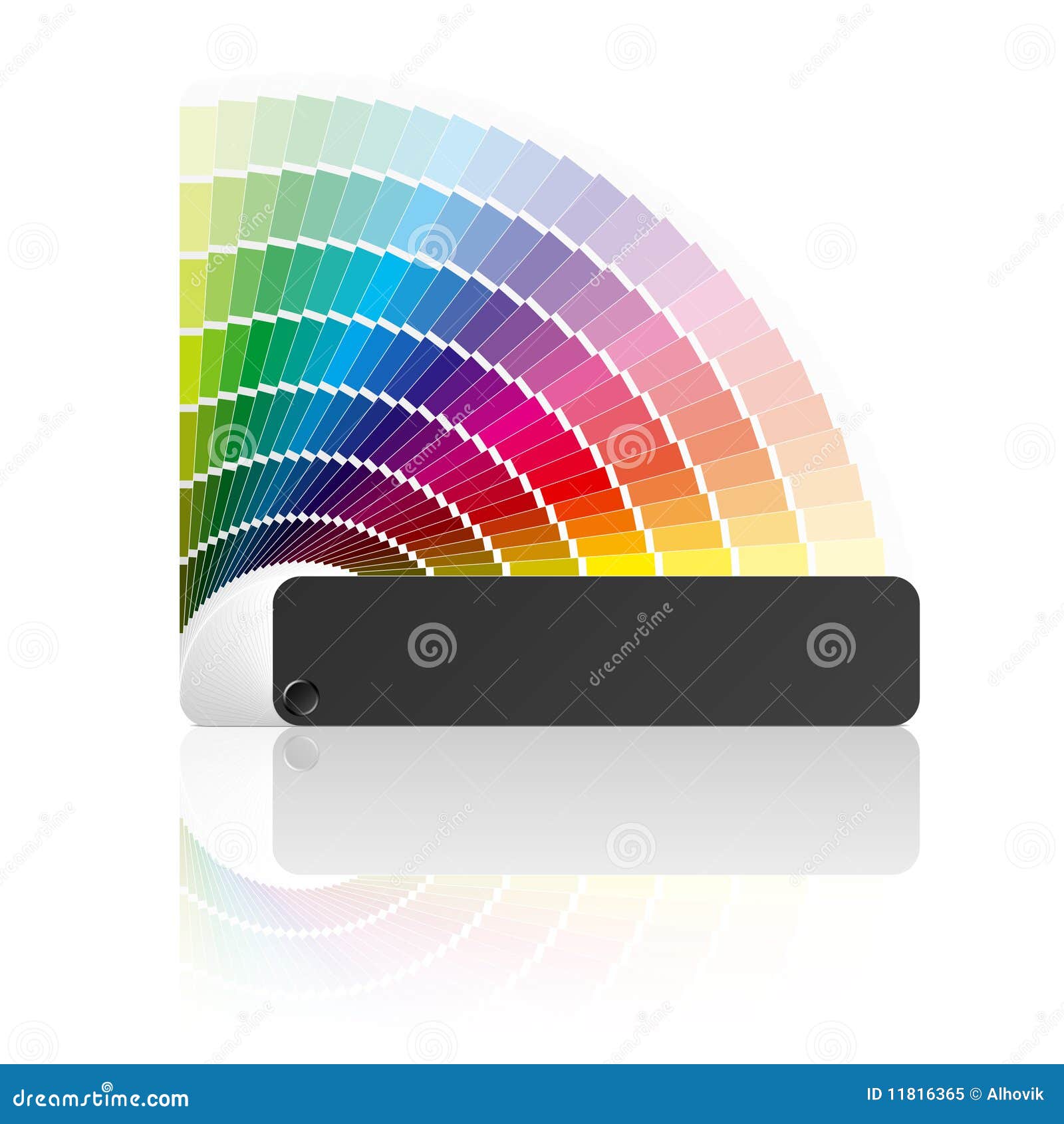 Color guide stock vector. Illustration of colorful, printout - 11816365