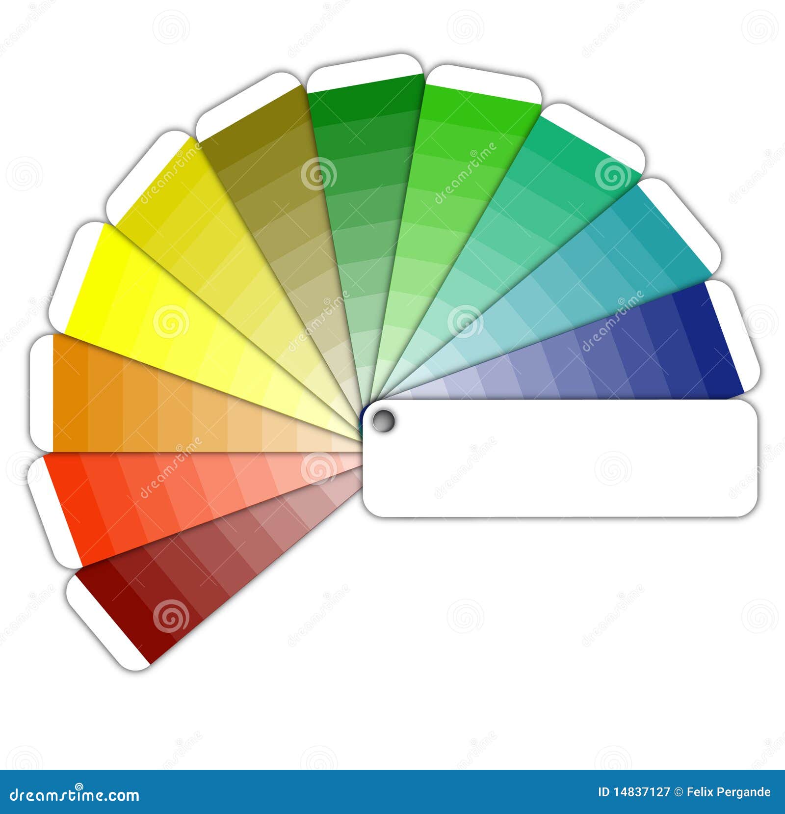Color guide stock vector. Illustration of designer, paper - 14837127