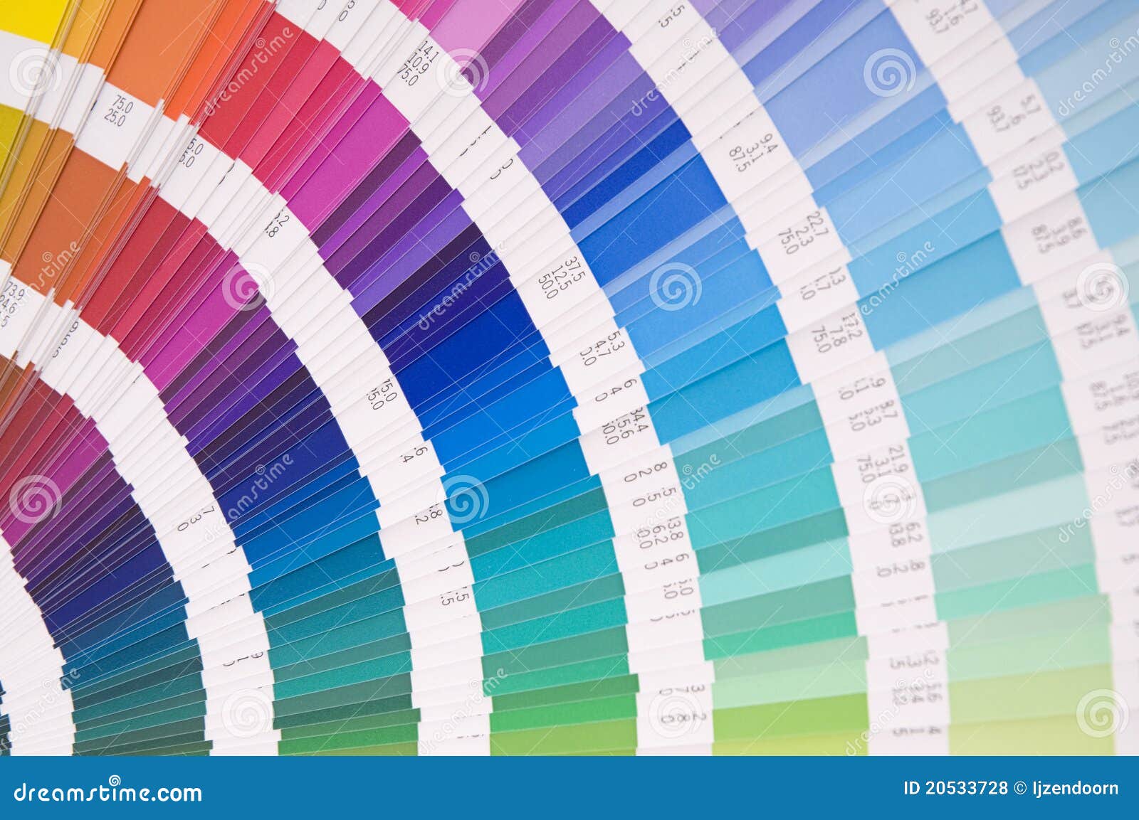 Color guide stock photo. Image of design, spectrum, fabric - 20533728