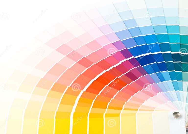 Color guide. stock image. Image of card, blueprint, design - 6883005