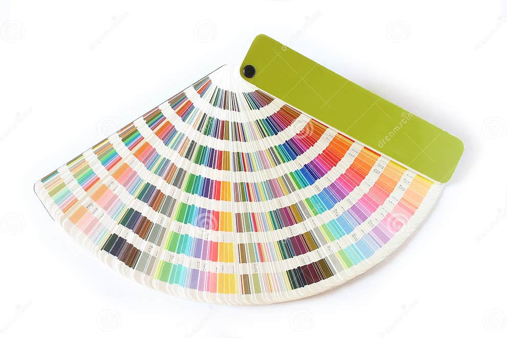 Color guide stock image. Image of chart, cmyk, farbe, painting - 772879
