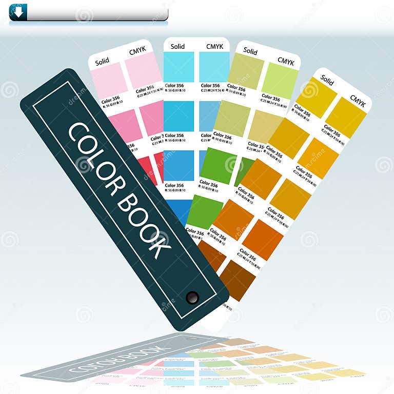 Color Guide Chart stock vector. Illustration of color - 15075640