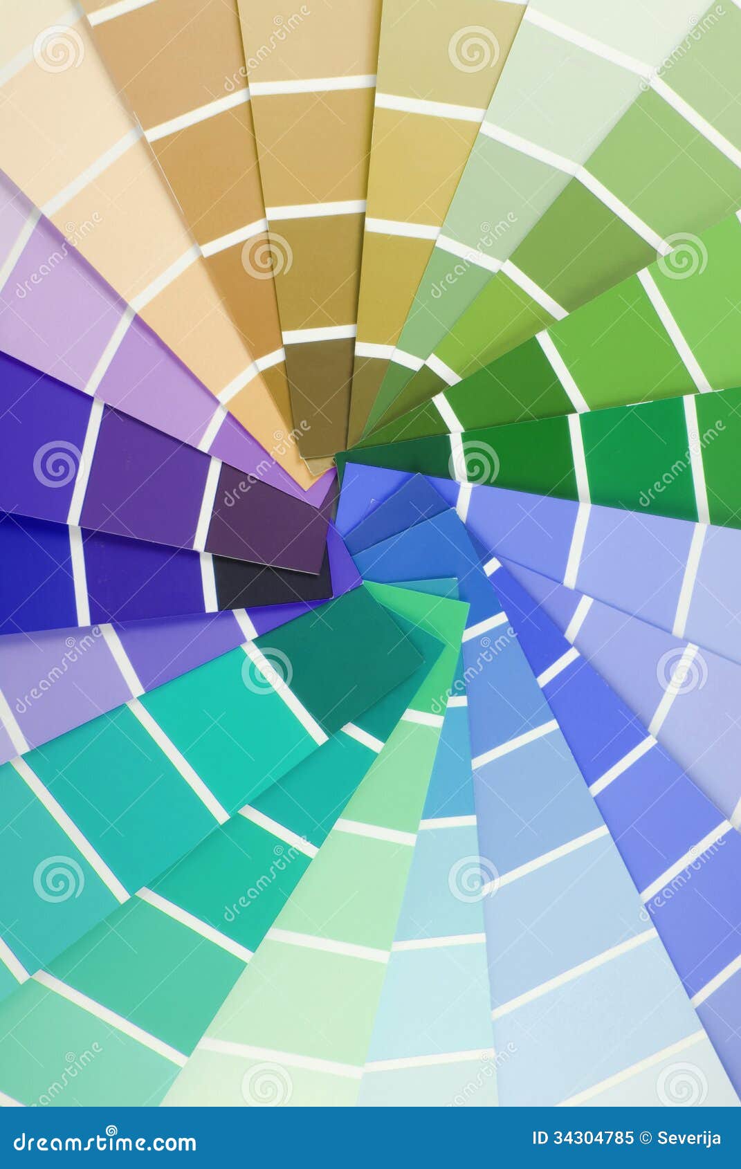 Color guide sampler stock image. Image of home, multi - 34304785