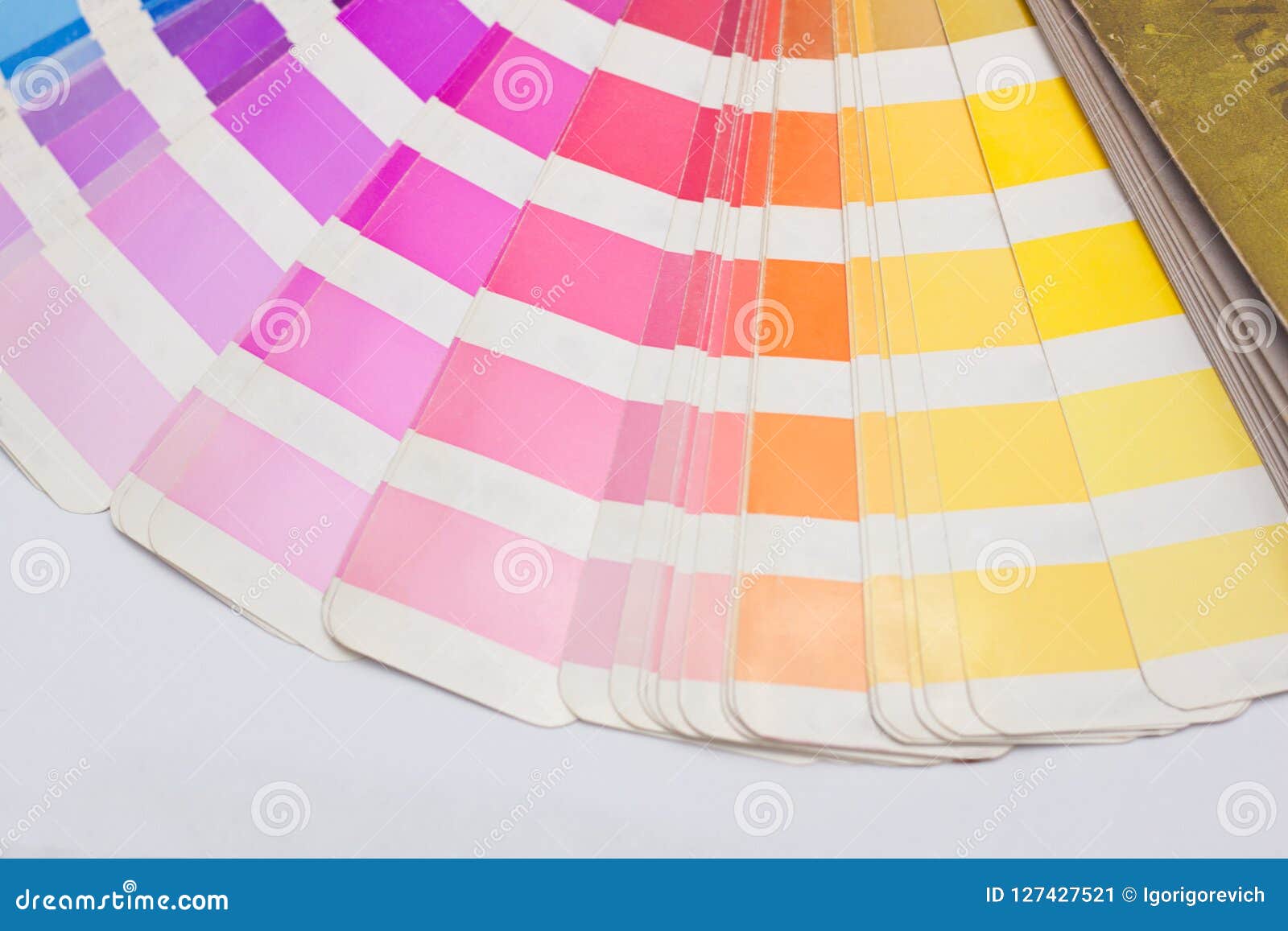 Color guide stock image. Image of colour, decorator - 127427521