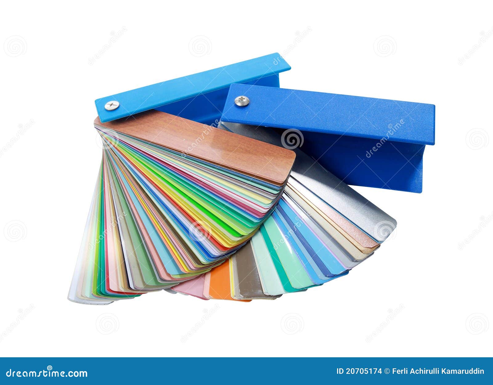 Color Guide Samples On White Background Stock Photo - Image of ...
